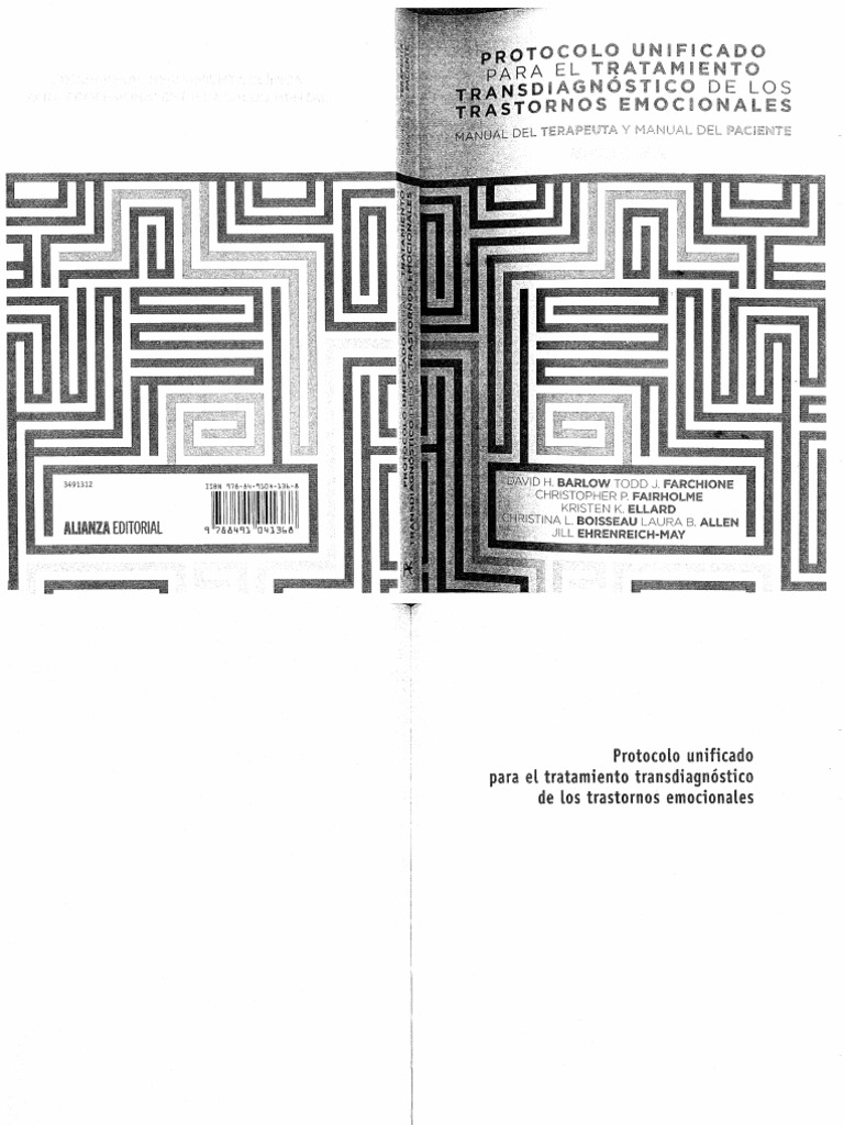 Barlow Et Al. - Protocolo Unificado para El Tratamiento Transdiagnóstico de Los Trastornos ...