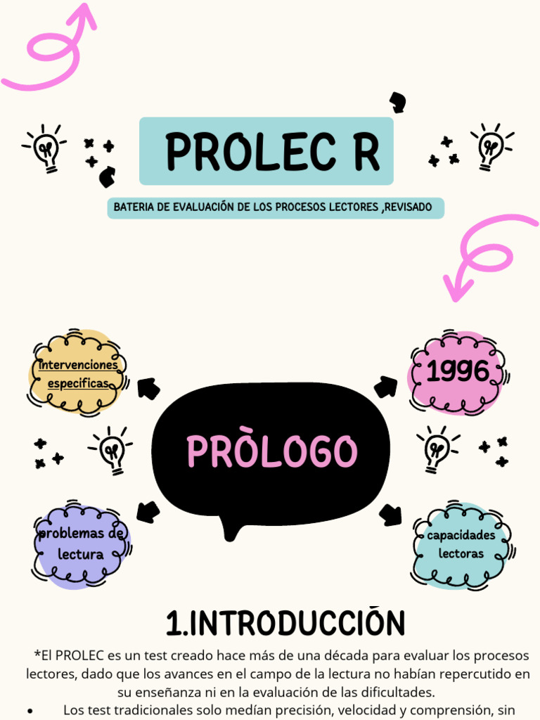 Evaluación de Procesos Lectores PROLEC-R | PDF | Validez (Estadísticas ...