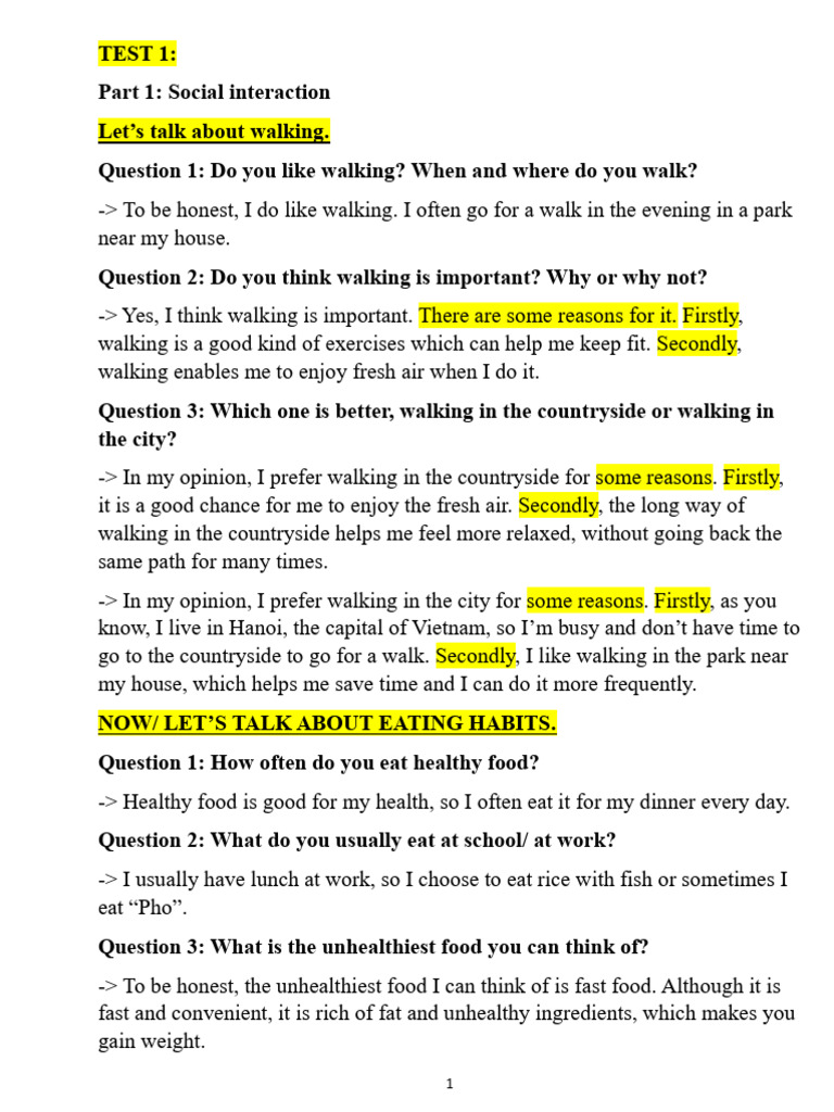 Speaking - Writing - Test 1 and 2 | PDF | Taxes | Transport