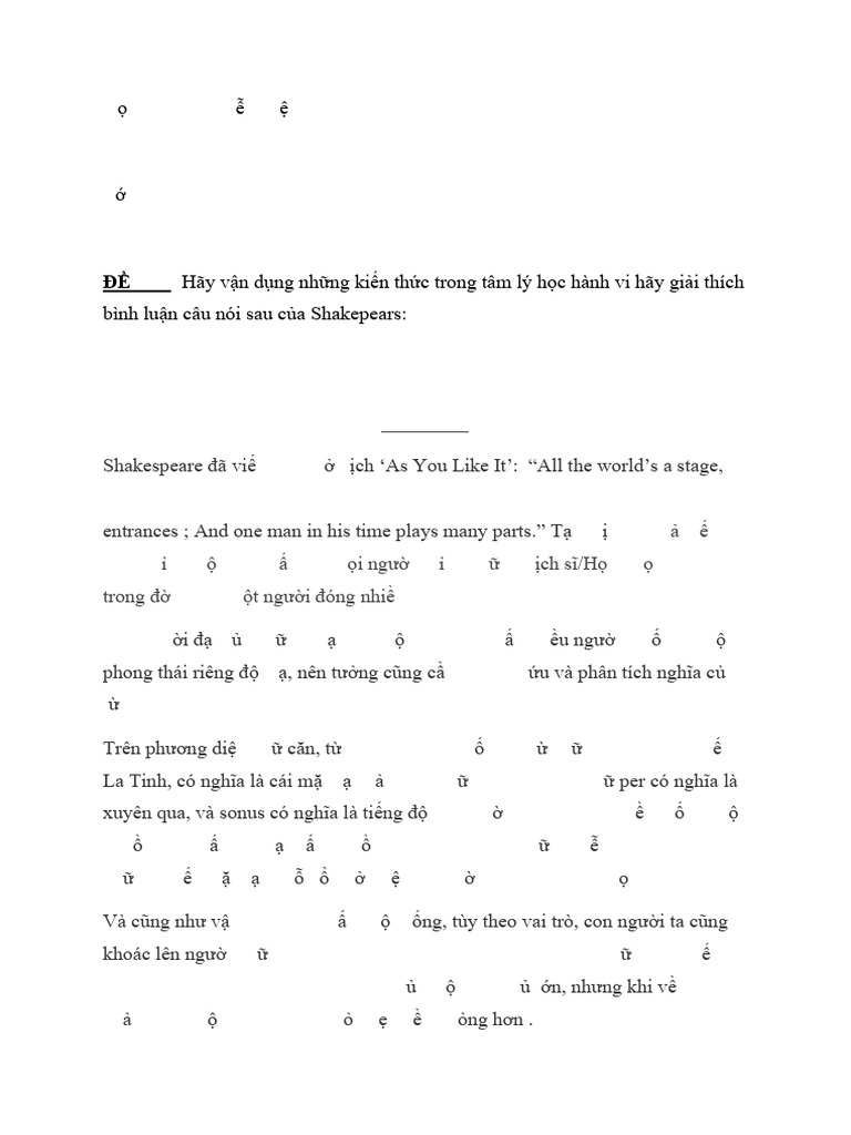 Bài Ktra số 2 TLH | PDF