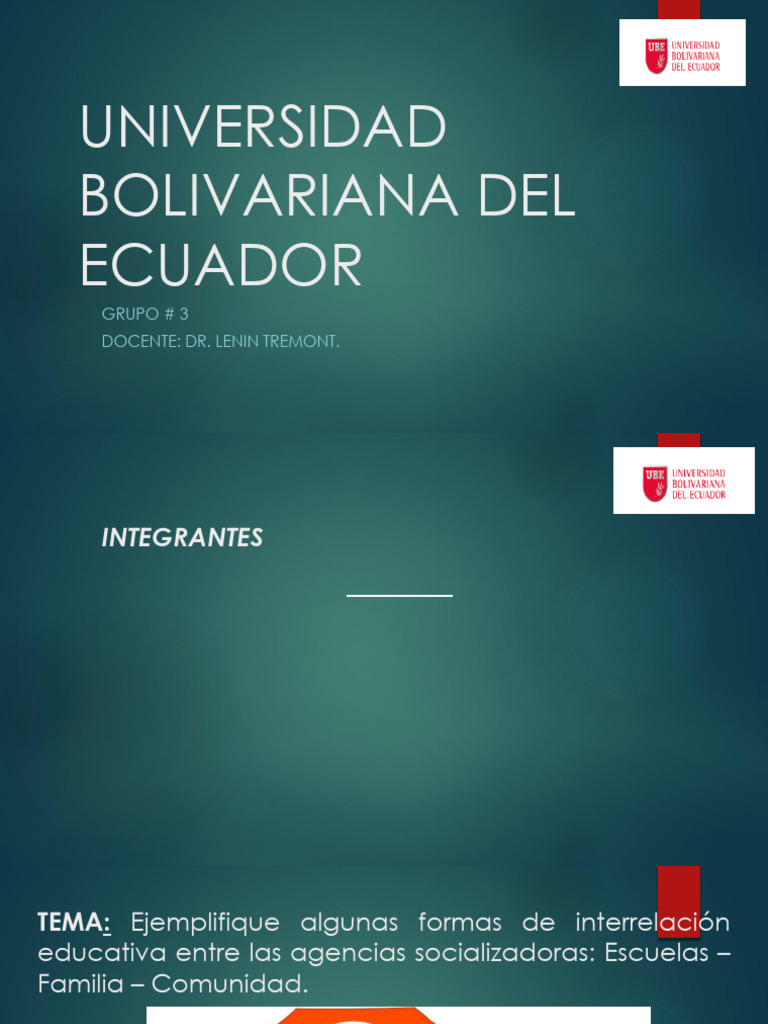 Grupo 3 Ejemplificar Formas de Interrelacion - Ube | PDF | Antropología ...