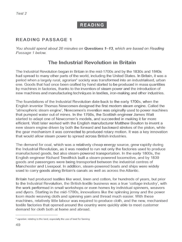 IELTS Reading Test | PDF