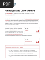 Urinalysis OSCE Guide | PDF | Urine | Urology