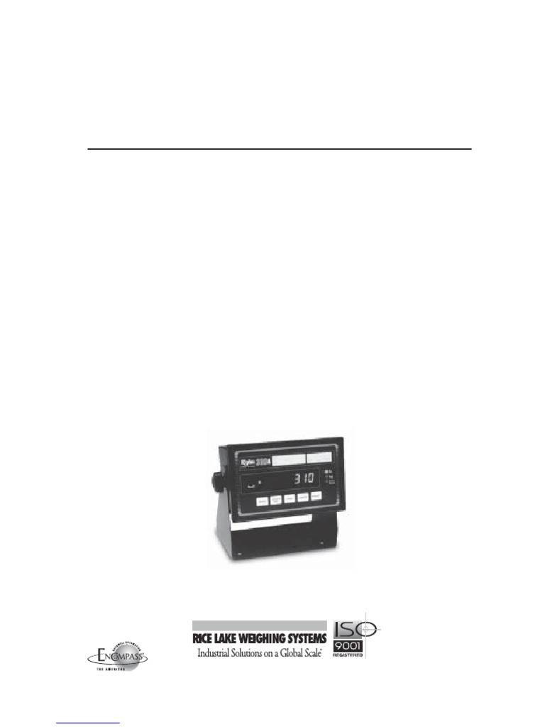 IQ plus 310A Digital Weight Indicator Manual | PDF | Menu (Computing ...