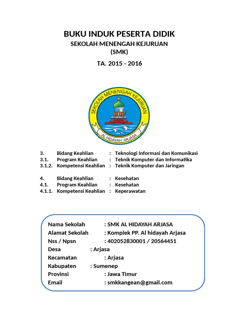 Cover Buku Induk KTSP | PDF