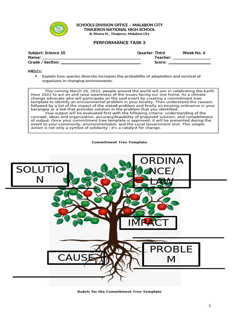 Science Performance Task-3-3rd Quarter | PDF | Science | Cognition