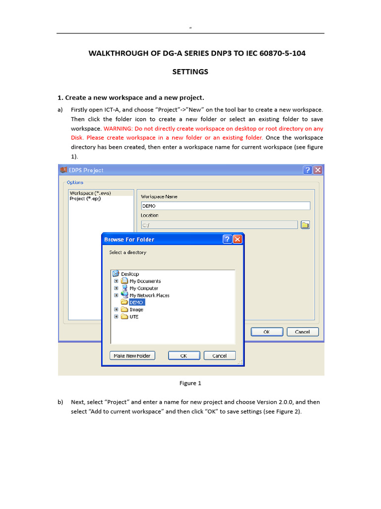 DG-A Series DNP3 To IEC 60870-5-104 Walkthrough | PDF | Port (Computer Networking) | Input/Output