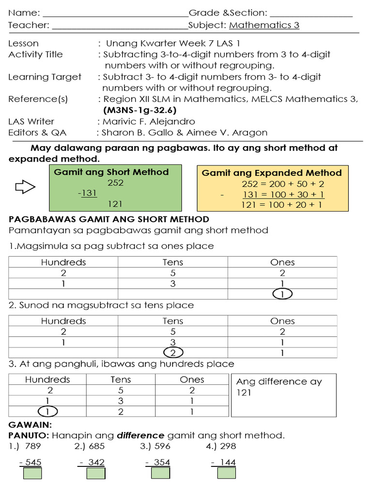 Math3_Q1_Week7_LAS1_2023 | PDF