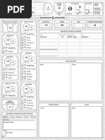 D&D 5.5E Fillable Character Sheet | PDF | D20 System | Fantasy Role Playing Games