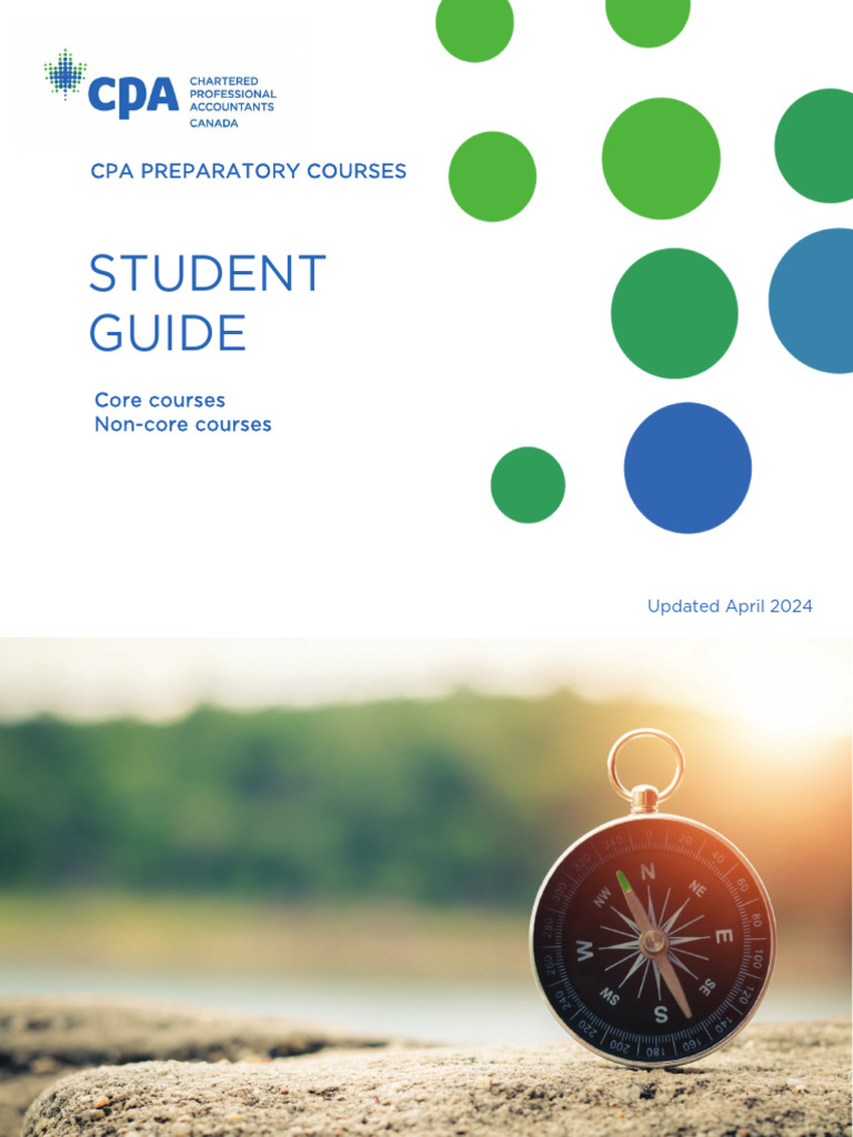 G10489 EC CPA Preparatory Courses Student Guide | PDF | Certified ...