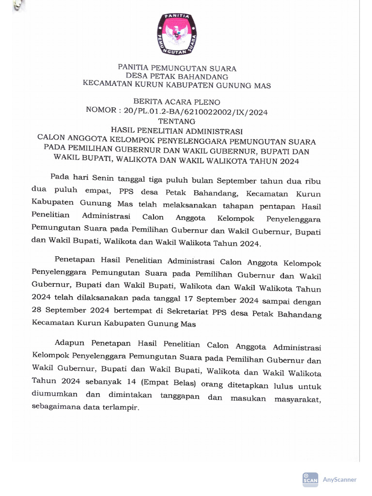 Ba PTK Bahandang ? | PDF