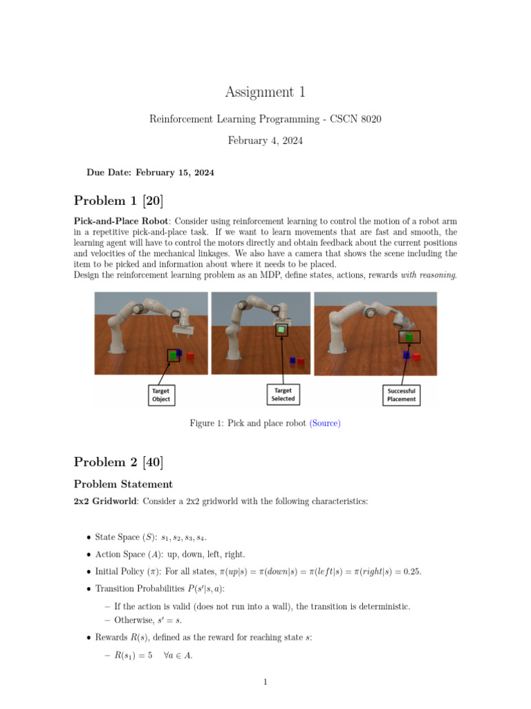 CSCN8020 Assignment1 W24 | PDF | Applied Mathematics | Algorithms