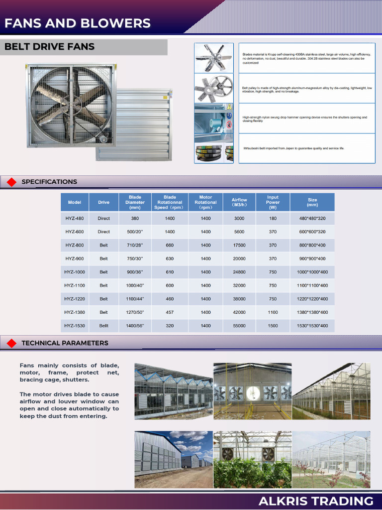 FANS and BLOWERS BROCHURE | PDF