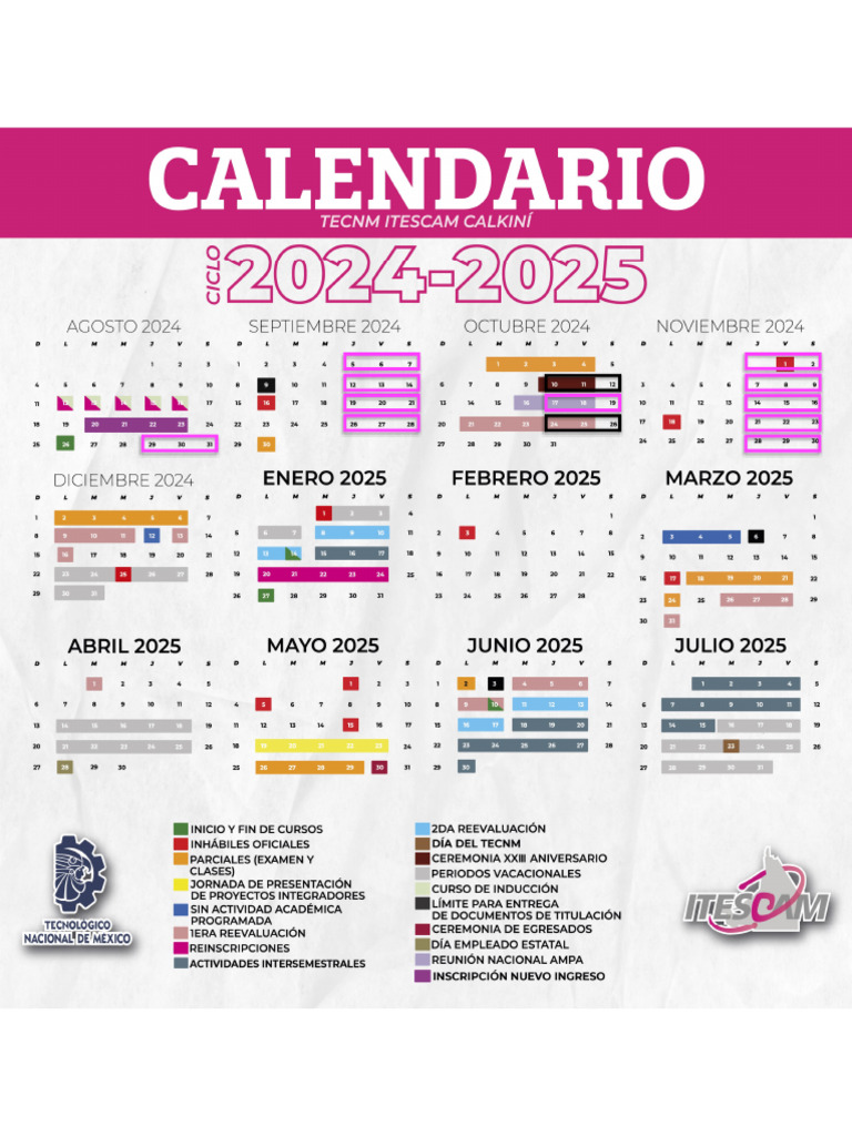 Calendario Itescam | PDF