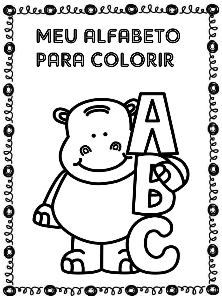 Meu Alfabeto para Colorir | PDF