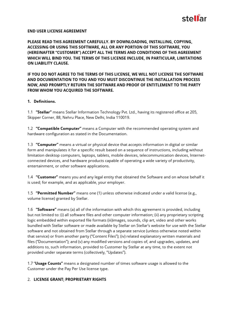 Eula_EN | PDF | License | Proprietary Software