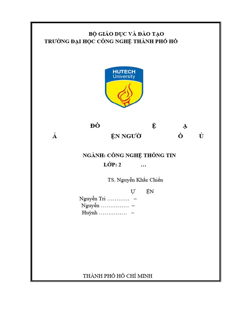 (5) -Mẫu Nội Dung Đồ an Môn TTNT | PDF