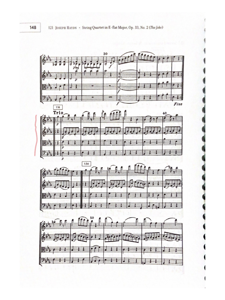 121 JoSEPH HAYDN • String Quartet in E-flat Major, Op. 33, No. 2 (The ...