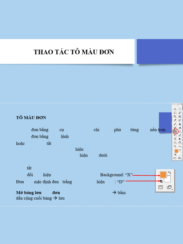 Photoshopp - To Mau Don Sac, Chuyen Sac | PDF