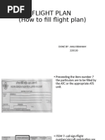 ICAO Flight Plan Format Guide | PDF | Aerospace | Aviation Safety