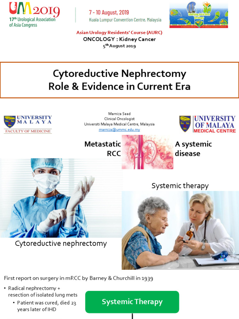 Cytoreductive Nephrectomy - Annotated | PDF | Oncology | Metastasis