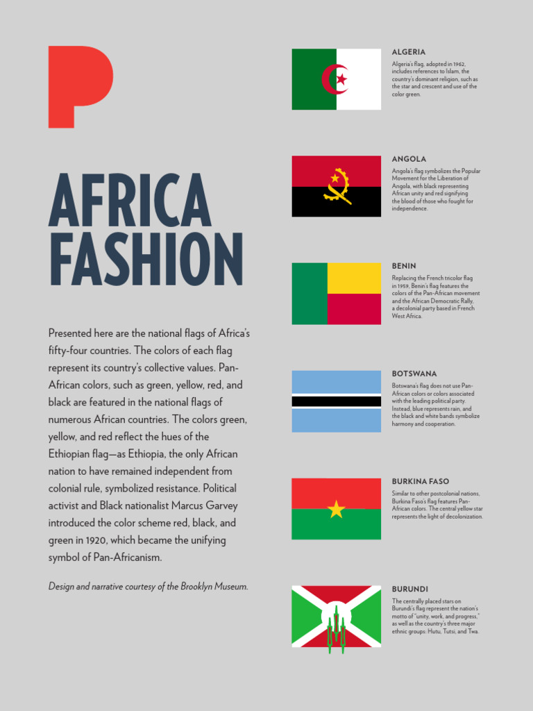 African National Flags and Their Symbols | PDF | Pan Africanism | Africa
