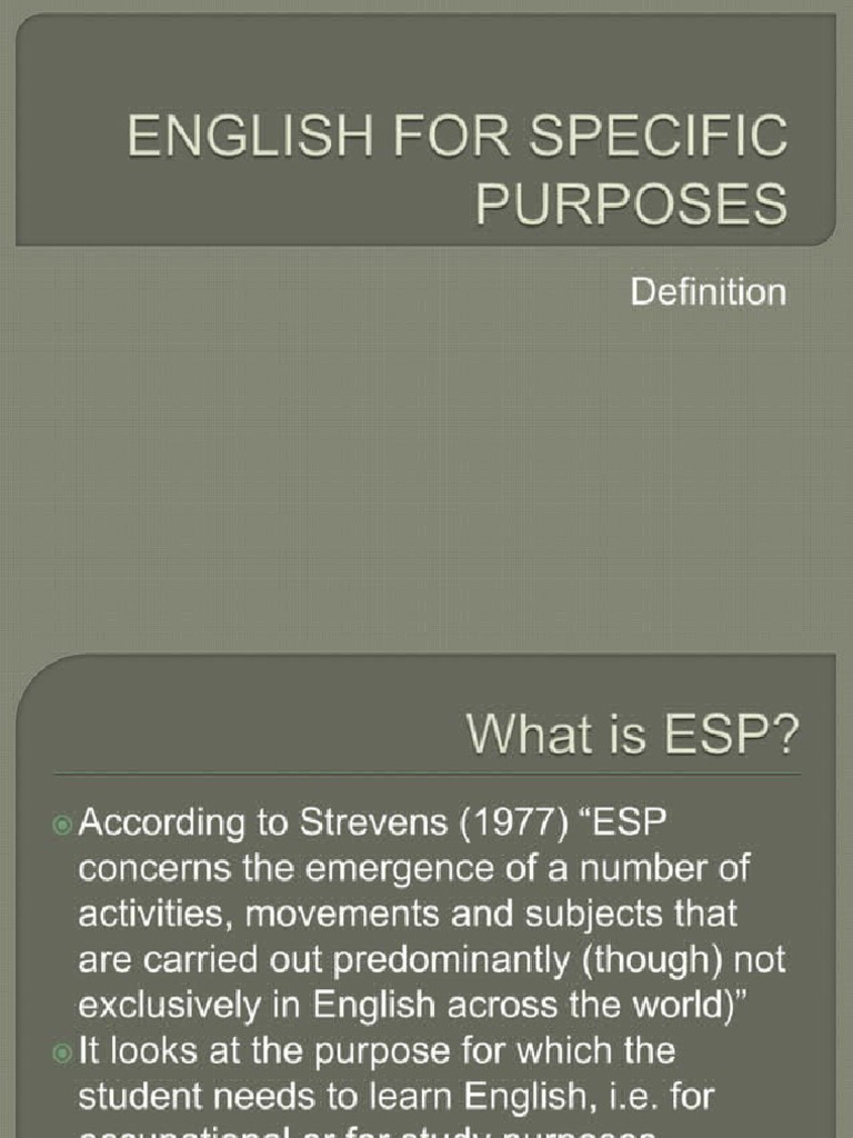 Introduction To ESP | PDF