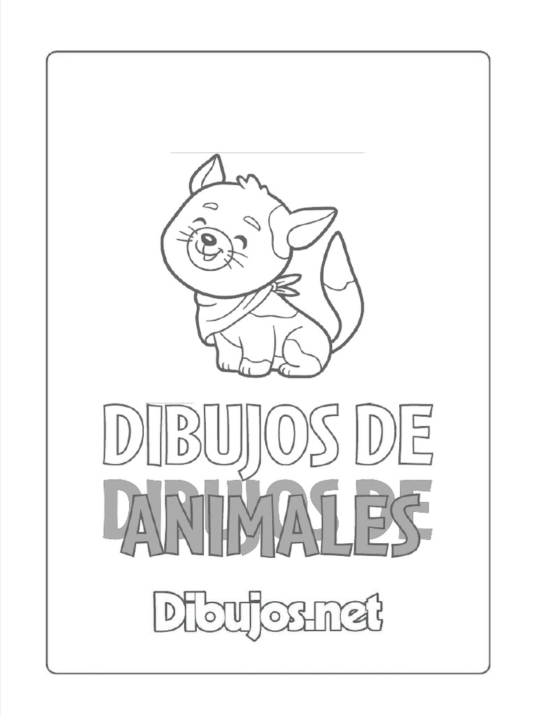 PDF Dibujos de Animales para Colorear PDF - Compress | PDF