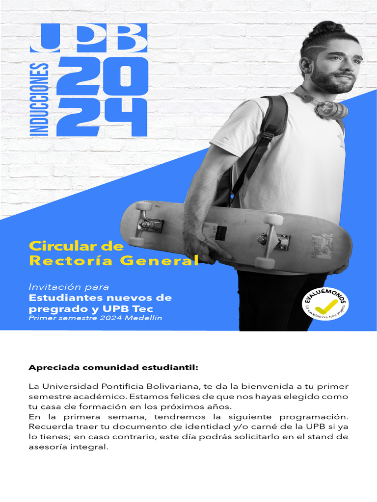 Circular Estudiantes 20241 | PDF