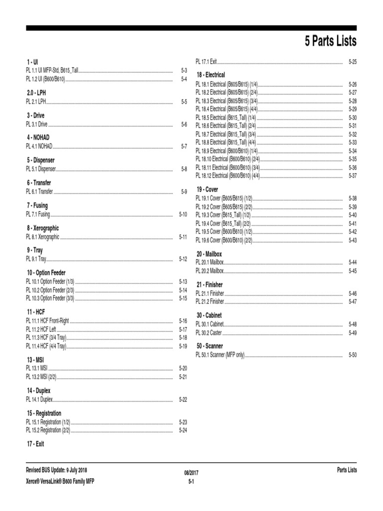 Versalink B600 | PDF | Equipment | Manufactured Goods