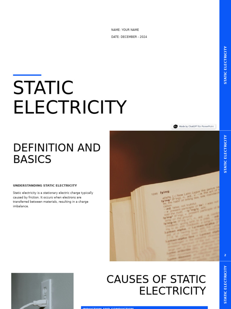 Presentation 3(7) | PDF | Electrostatic Discharge | Electricity