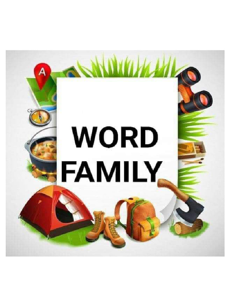 Word Family (Reading Comprehension) | PDF