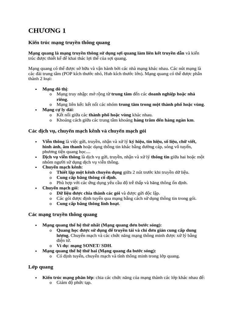 Tong Hop Kien Thuc Quang | PDF