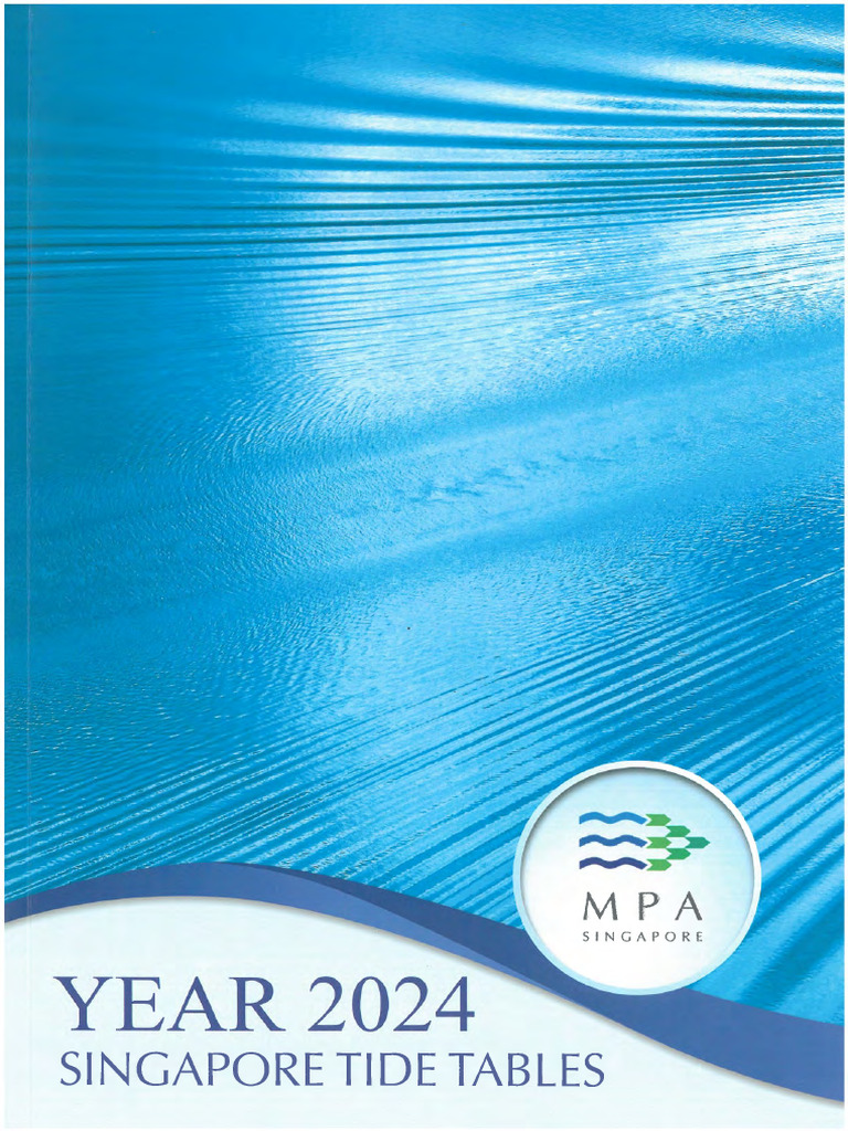 Singapore Tide Table 2024 PDF | PDF