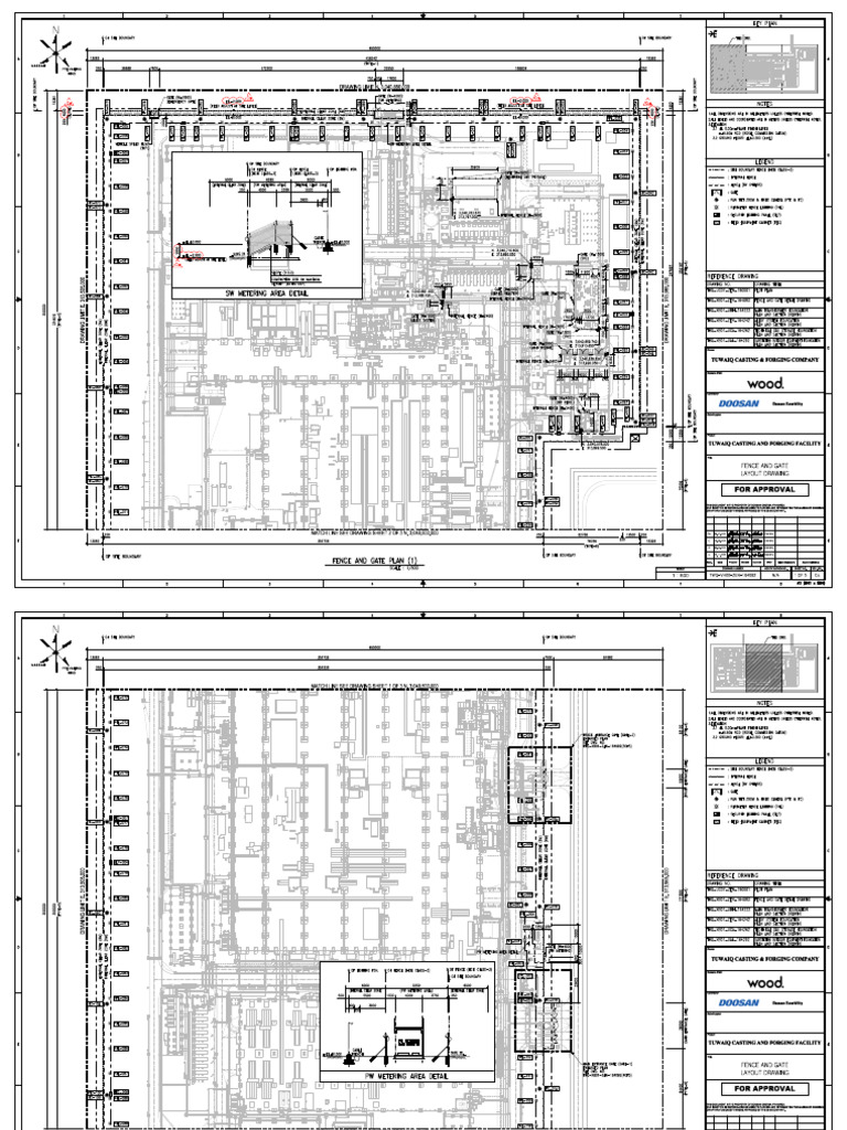TWQ-VH00-ZEN-164092 - Ca - FENCE AND GATE LAYOUT DRAWING | PDF