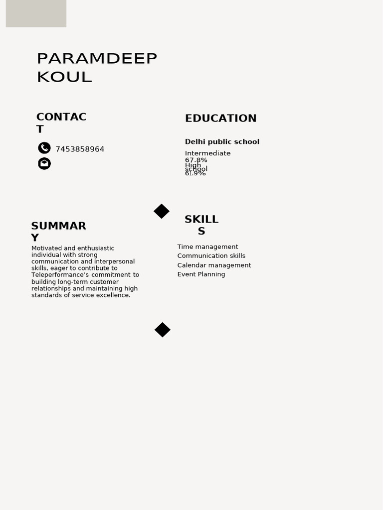 Paramdeep Koul | PDF