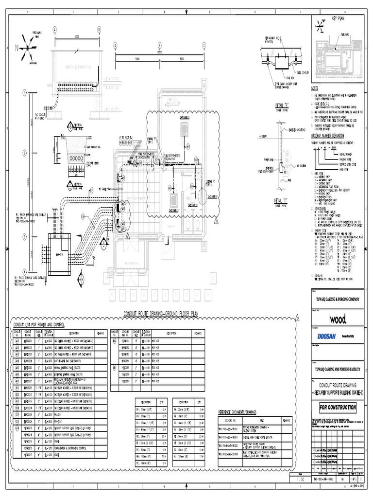 Twq-Yd02-Unf-140002-2 Conduit Route Drawing - Security Support Building ...