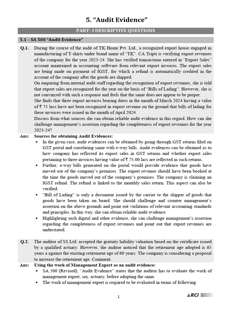 Kindlyfindtheattachedworksheetof Audit Chapter 5 | PDF | Audit | Financial Audit