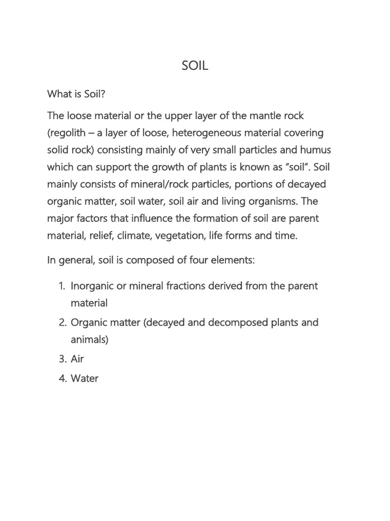 Soil 1 | PDF | Soil | Erosion