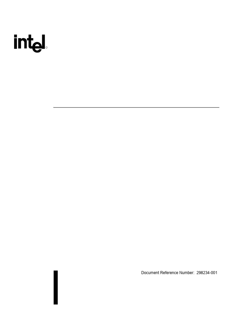 Intel 815e Chipset Platform 298234 001 Jun 00 646a6b3e116f1857164848 | PDF | Computer ...