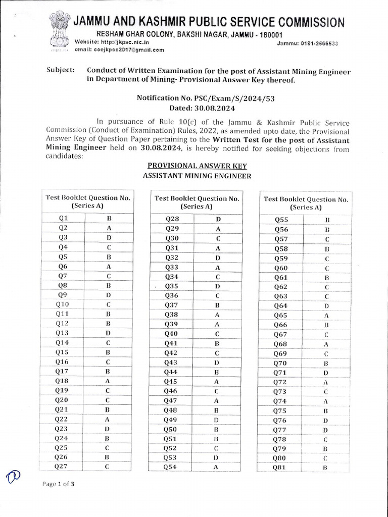 J&K Paper 2023 | PDF