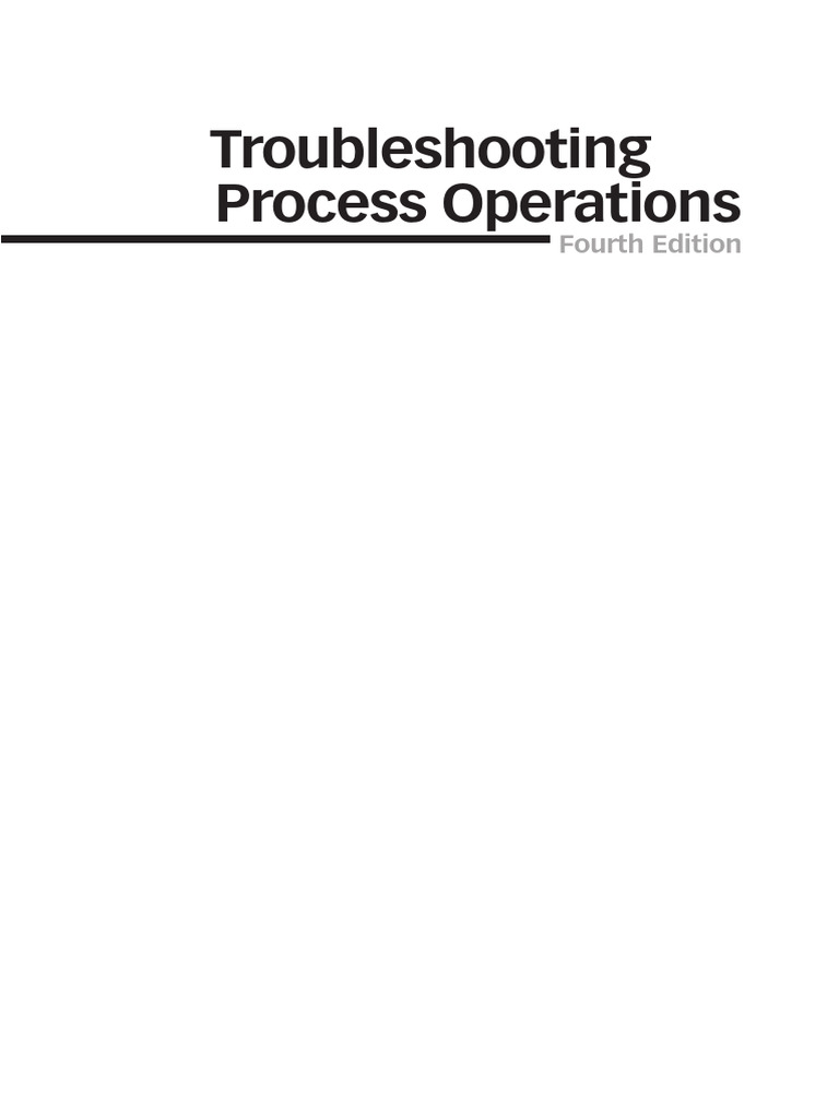 Troubleshooting Process Operations 4E TOC Sample | PDF | Cracking ...