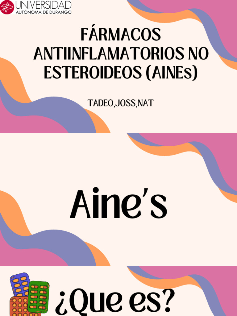 Guía sobre AINEs: Usos y Efectos Secundarios | PDF | Droga anti ...