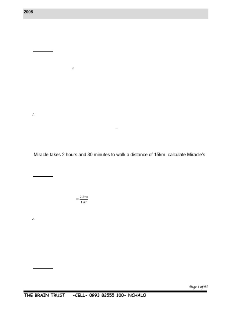 Math Problem Solutions and Calculations | PDF | Area | Mean