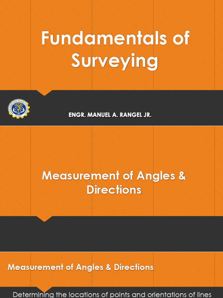 Measurement of Angles and Directions Ver.2023 | PDF | Angle | Azimuth