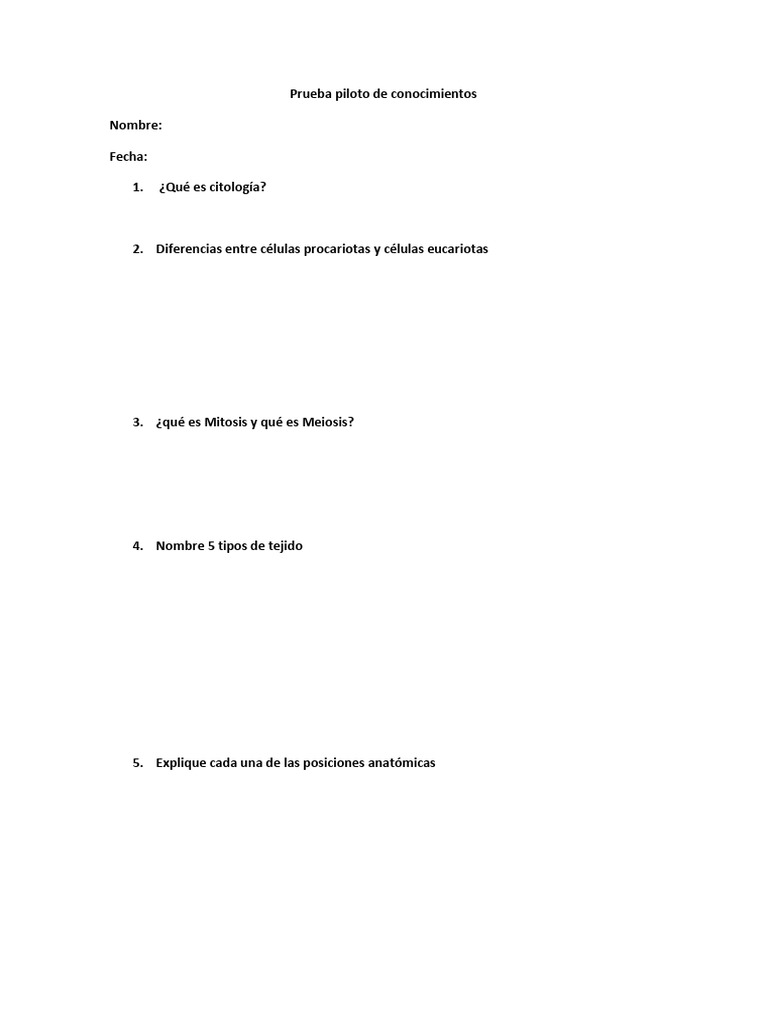 Copia de Prueba Lis | PDF | Nariz humana | Anatomía humana