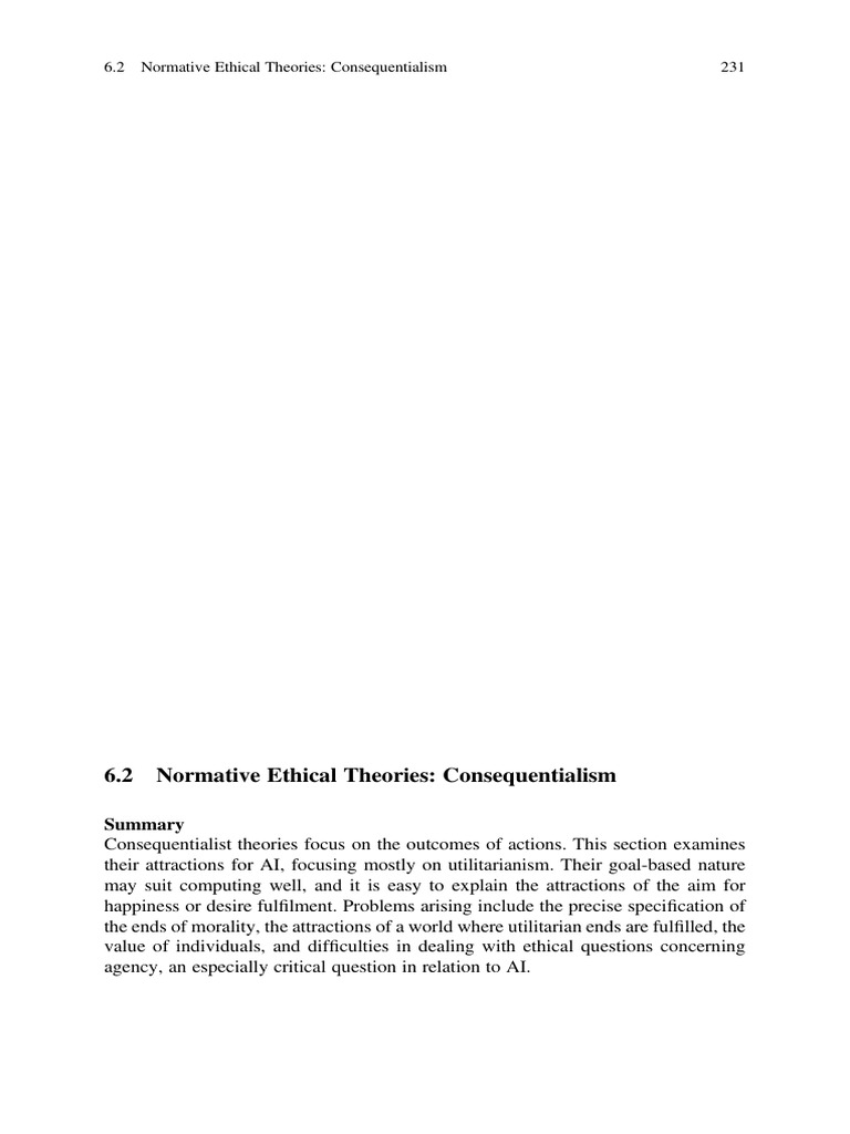 19) Boddington Chapter 6 Excerpt On Consequentialism and Deontology | PDF | Utilitarianism ...