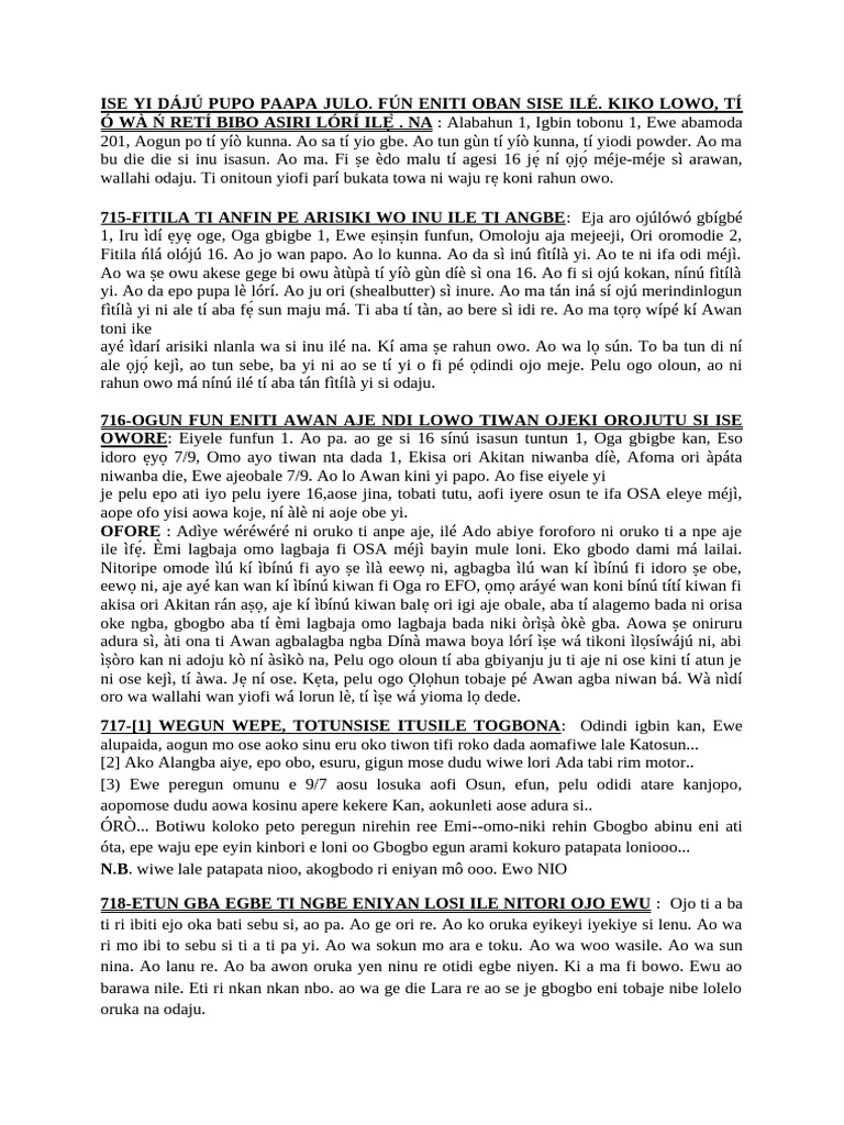 Ogu Ibile Gidi (2) | PDF