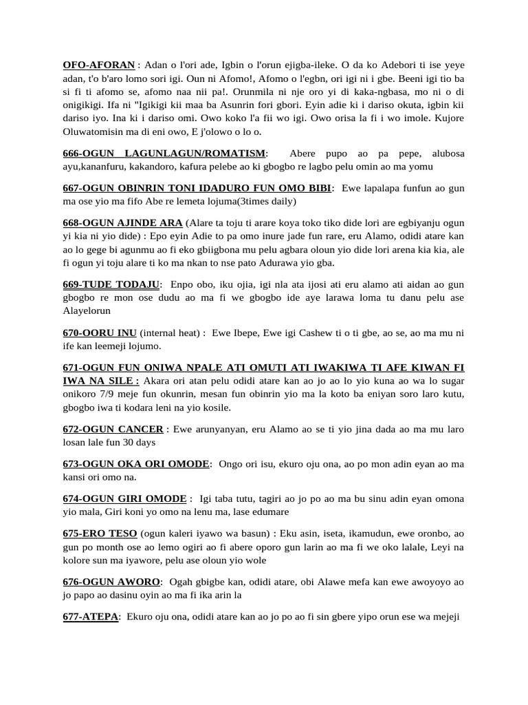 Ogu Ibile Gidi (18) | PDF