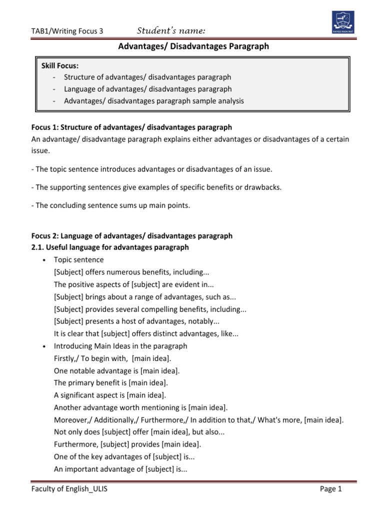 b1 lms_writing focus 3 | PDF | Cost Of Living | Paragraph